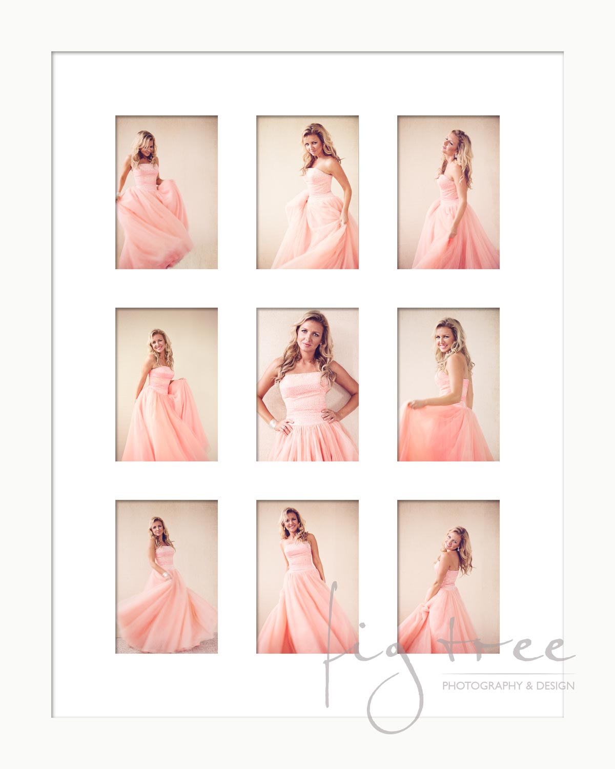 Nine portraits in one frame - Patricia Figurski Portraits